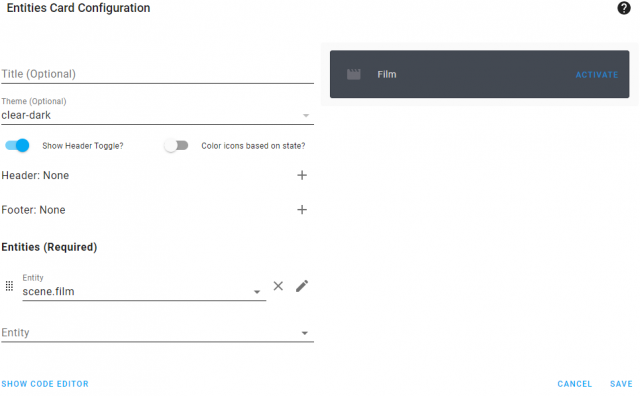 How to create a scene in Home Assistant - The Home Automation Blog